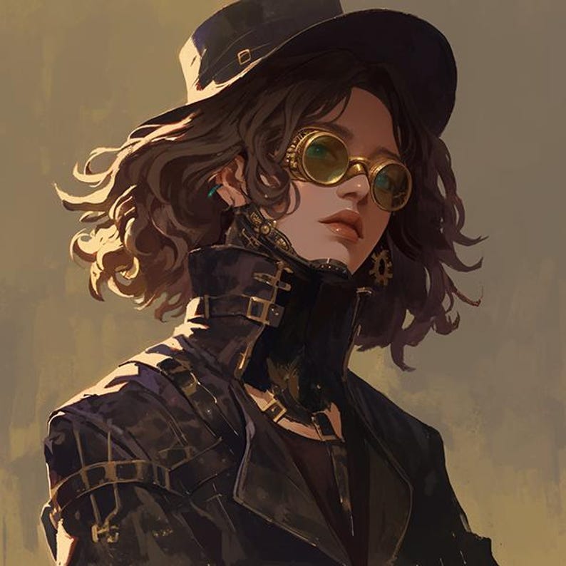 Steampunk Avatar and Streamer Logo for Twitch, Discord, and Youtube ...