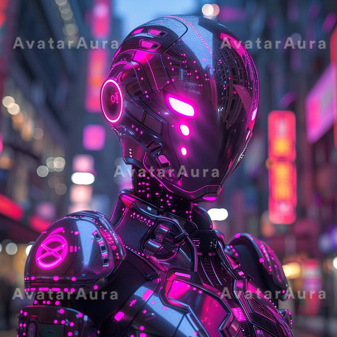 Cyberpunk Avatar Icon for Twitch, Discord, Youtube, and Streamers - Etsy