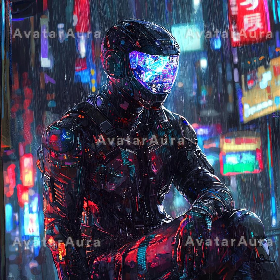 Cyberpunk Icon for Creators and Gamers - Etsy