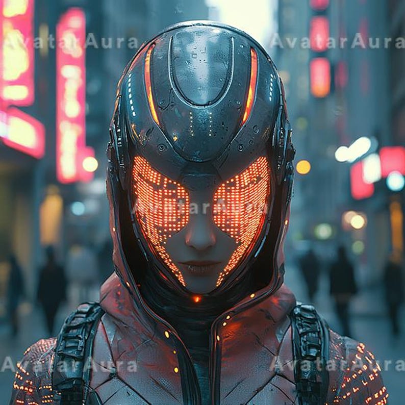 Cyber Avatar and Streamer Logo for Twitch, Discord, and Youtube ...