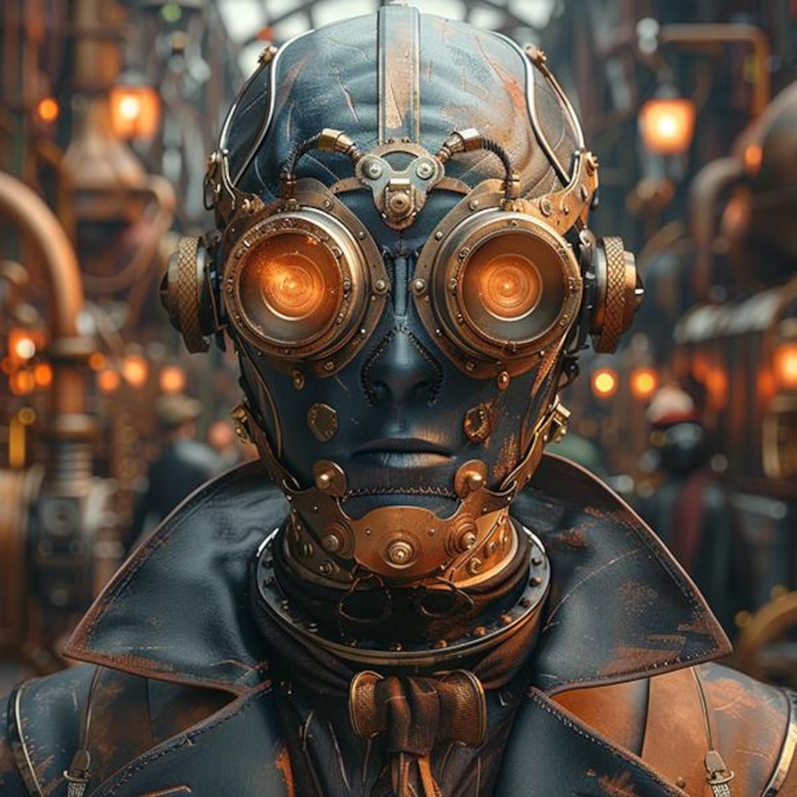 Custom Steampunk Gamer Logo and Profile Picture for Streamers and ...