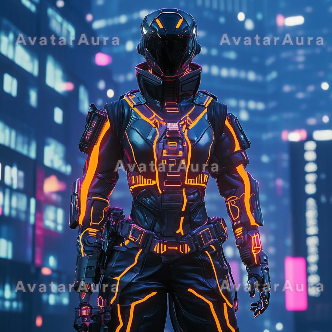 Cyberpunk Avatar Icon for Twitch and Discord Streamers - Etsy