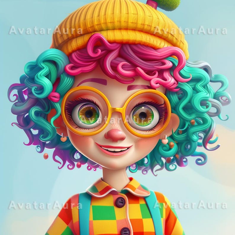 Playful Cartoon-style Gamer Avatar for Twitch, Discord, and Streamer ...