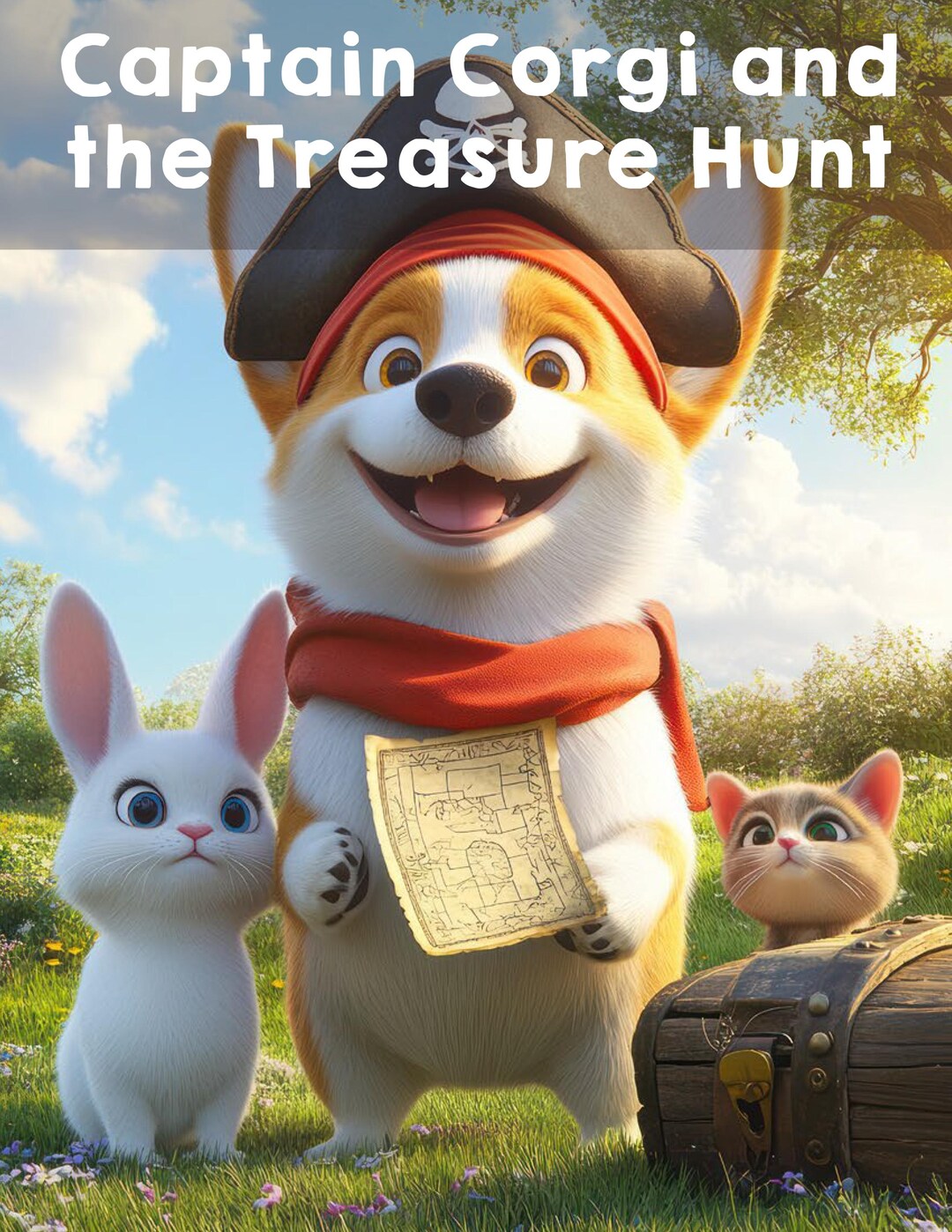 Captain Corgi and the Treasure Hunt - Digital Download Children's ...