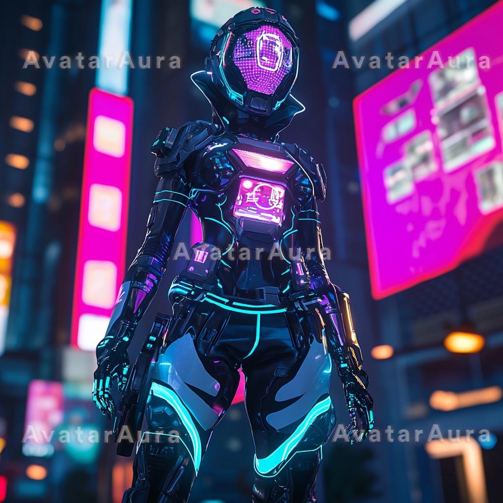 Cyberpunk Icon for Your Social Media Profile - Etsy
