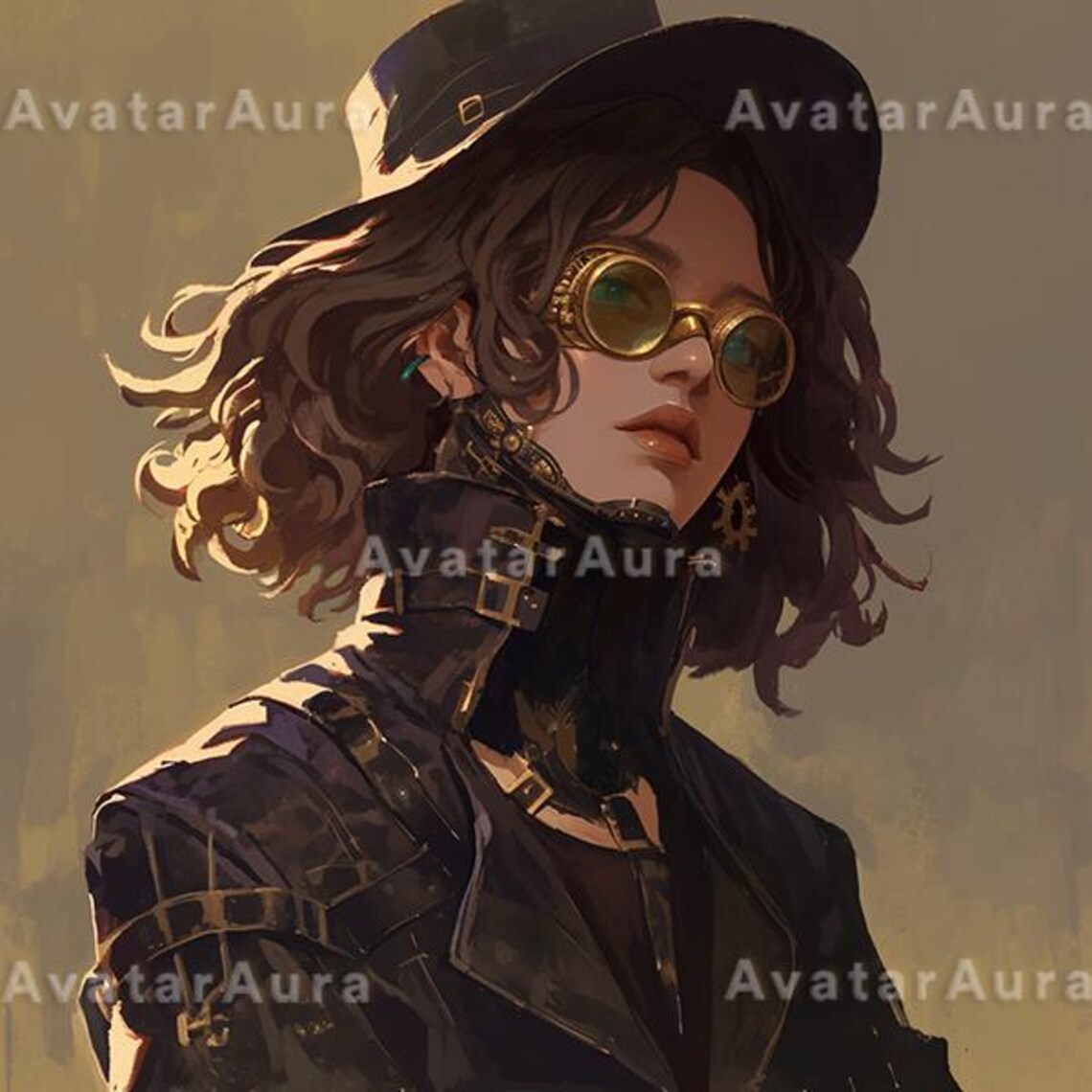 Steampunk Avatar and Streamer Logo for Twitch, Discord, and Youtube ...