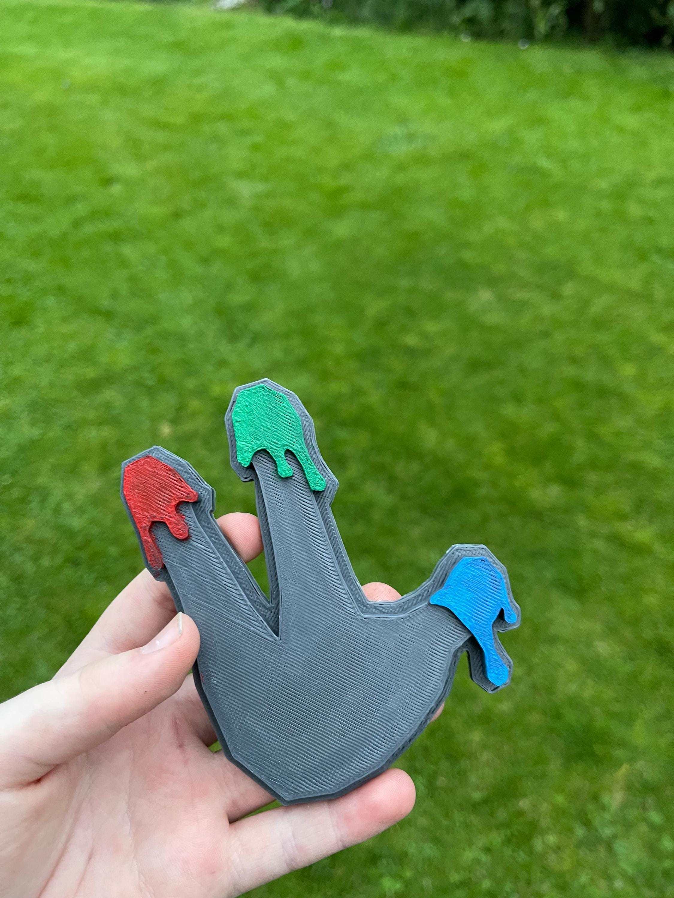 Finger Painter Badge (gorilla Tag) - Etsy