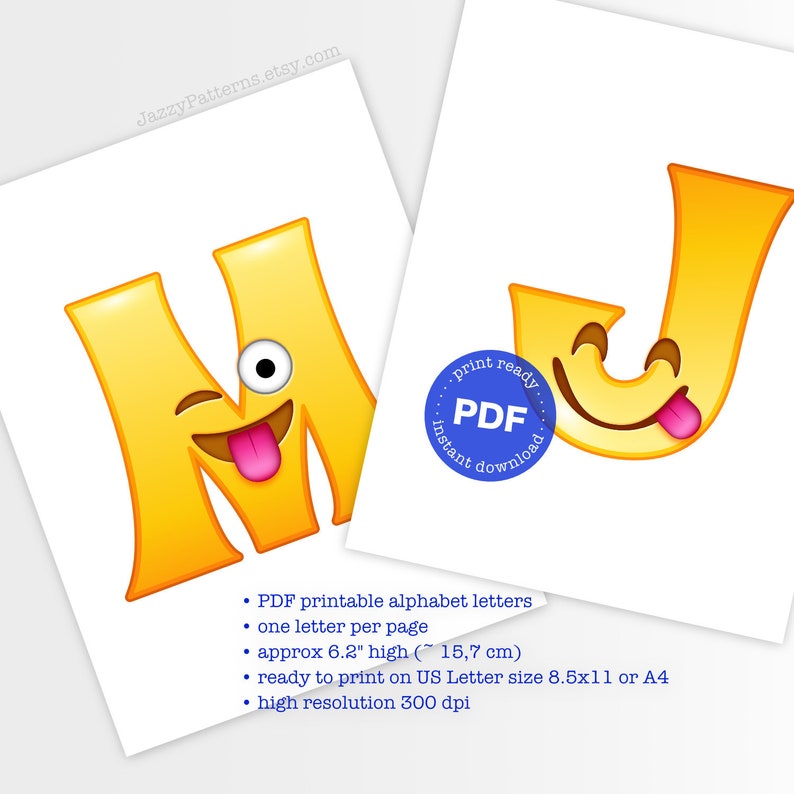 Emoji alphabet clipart font smiling face letters for party | Etsy Emoji alphabet clipart font smiling face letters for party | Etsy