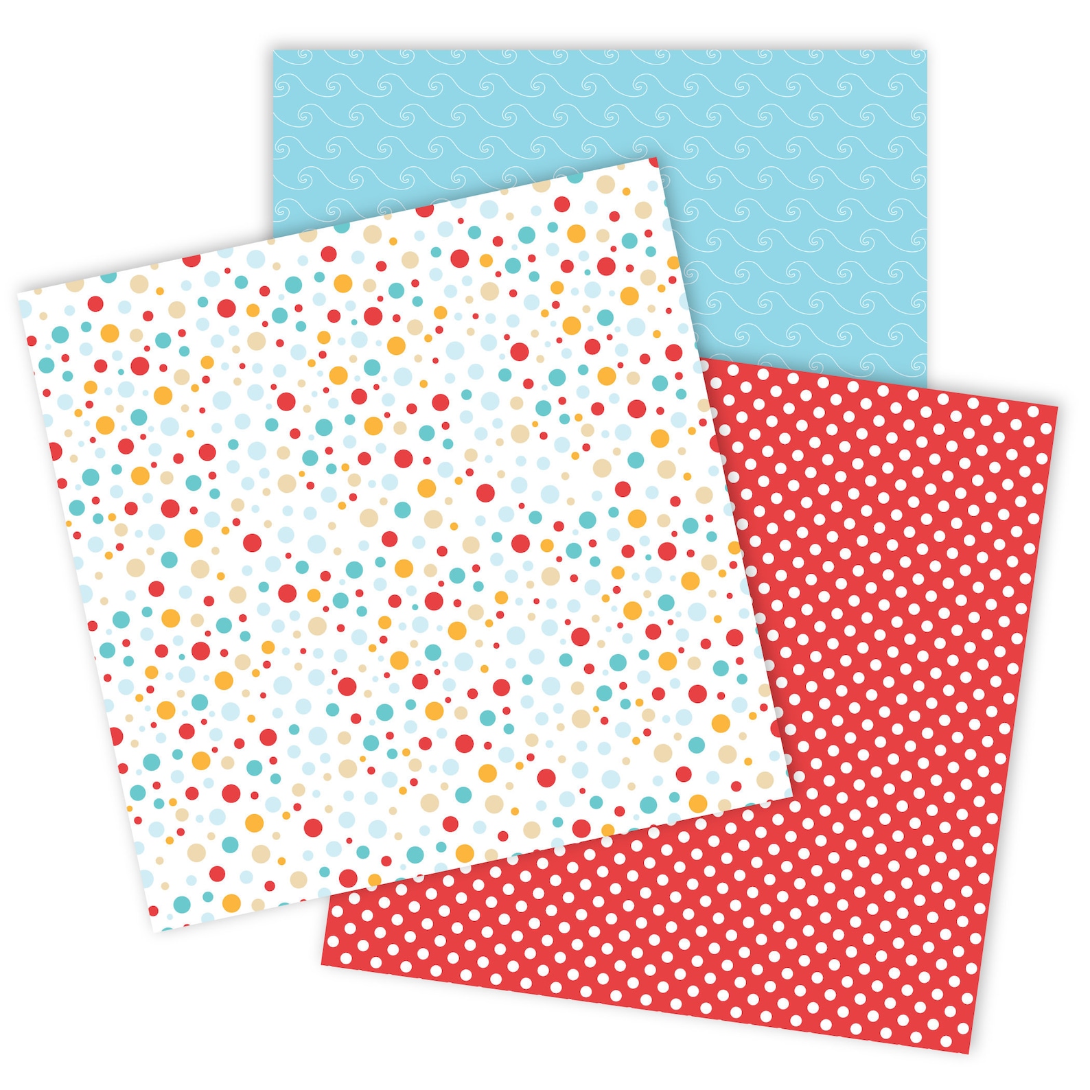 Beach Clipart and Digital Papers, Summer Backgrounds, Instant Download ...