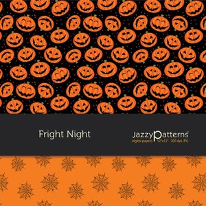 Halloween Digital Papers for Scrapbooking, Party and Home Decor ...