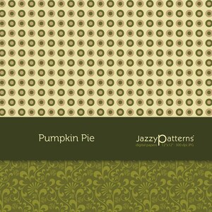Pumpkin Pie Digital Papers, Autumn Themed Backgrounds for Thanksgiving ...