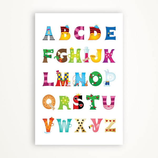 Abc Poster - Etsy