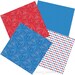 Patriotic Digital Papers in Red and Blue, 4th of July Backgrounds for ...