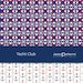 Nautical Digital Papers in Red, White and Navy Blue for Scrapbooking ...