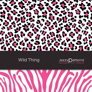 Digital Paper Pack Animal Prints Wild Thing DP061 Instant Download - Etsy