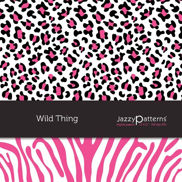 Digital Paper Pack Animal Prints Wild Thing DP061 Instant - Etsy