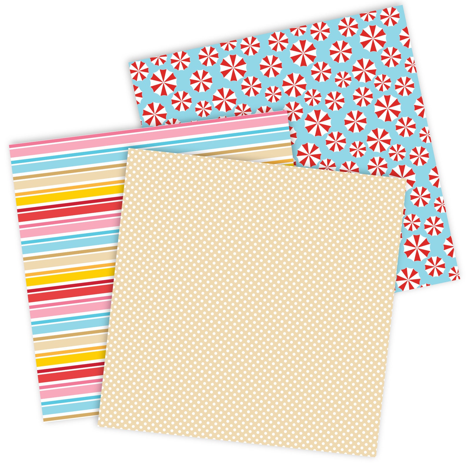 Beach Clipart and Digital Papers, Summer Backgrounds, Instant Download ...