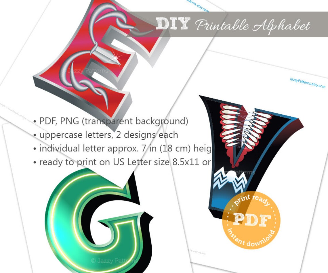 Superhero Printable Alphabet Letters Comics Themed Clipart - Etsy UK