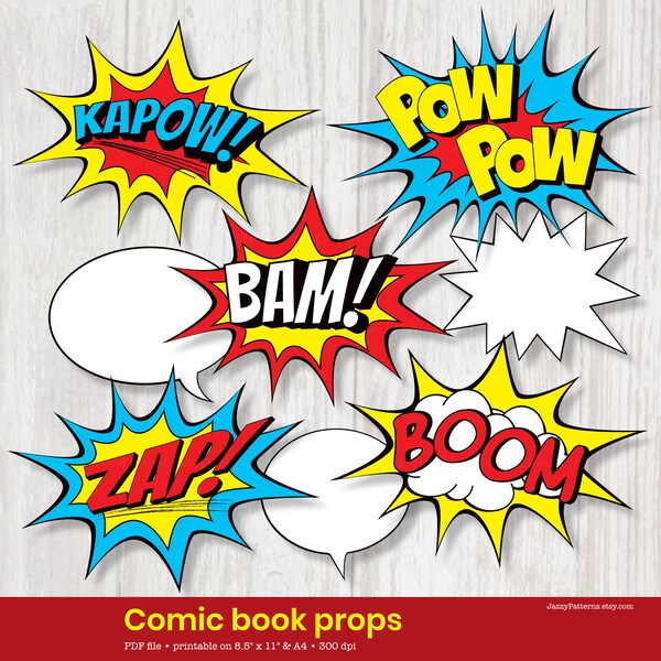 Superhero Props - Etsy