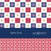 Nautical Digital Papers in Red, White and Navy Blue for Scrapbooking ...