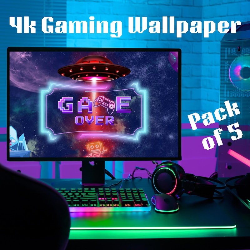 Gaming pc wallpaper k - Etsy.de