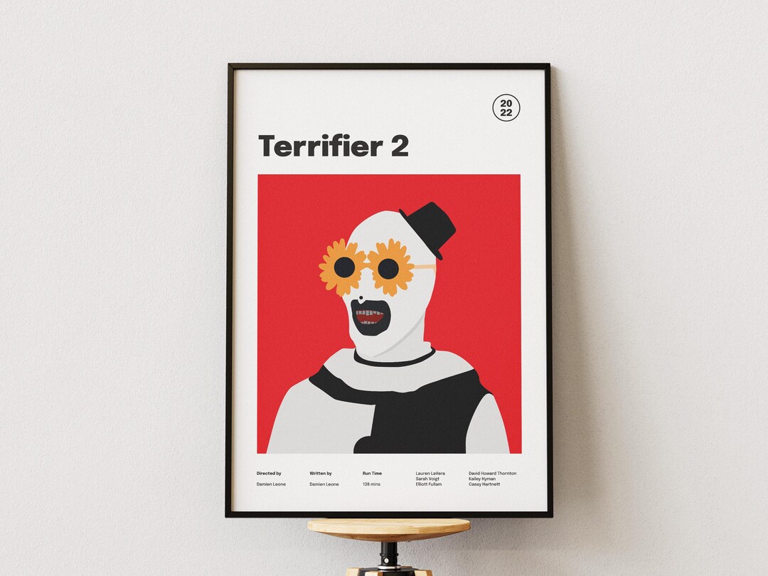 Terrifier Minimalist Movie Poster Instant Digital Print Download - Etsy