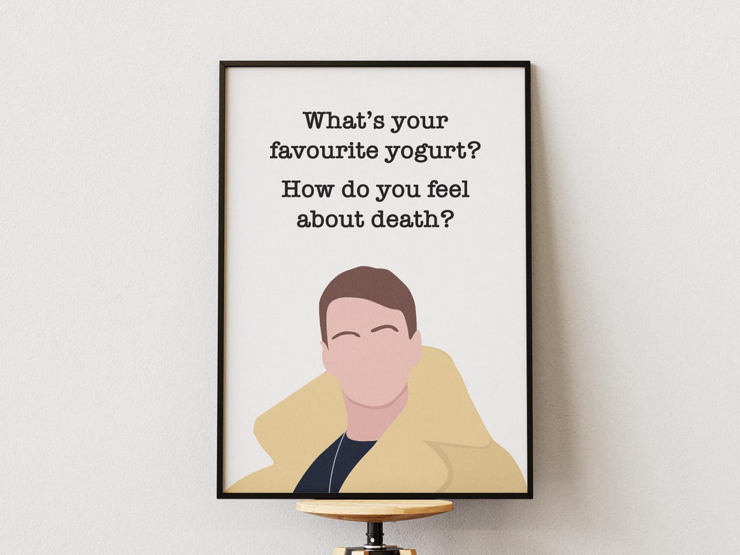 Joe Lycett Minimalist Taskmaster Poster Instant Digital Print Download ...