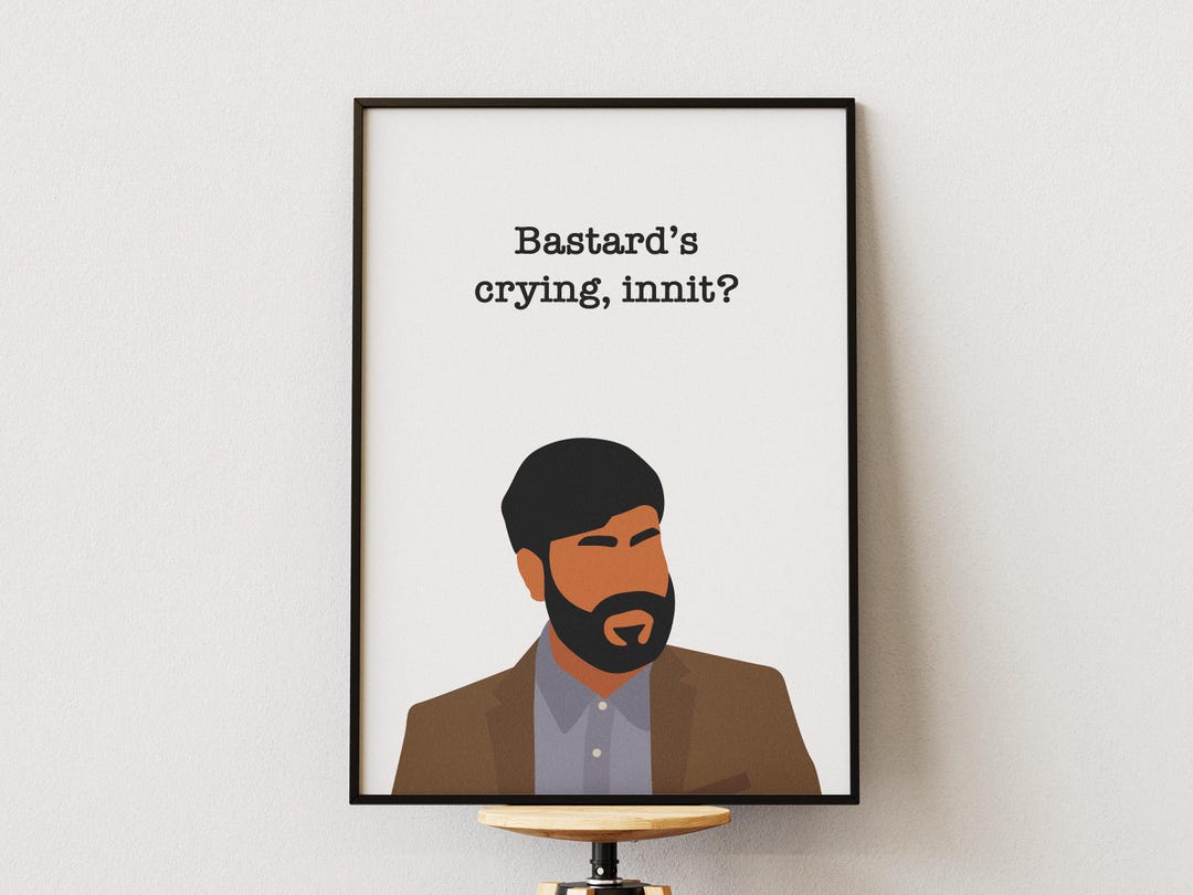 Paul Chowdhry Minimalist Taskmaster Poster Instant Digital Print ...