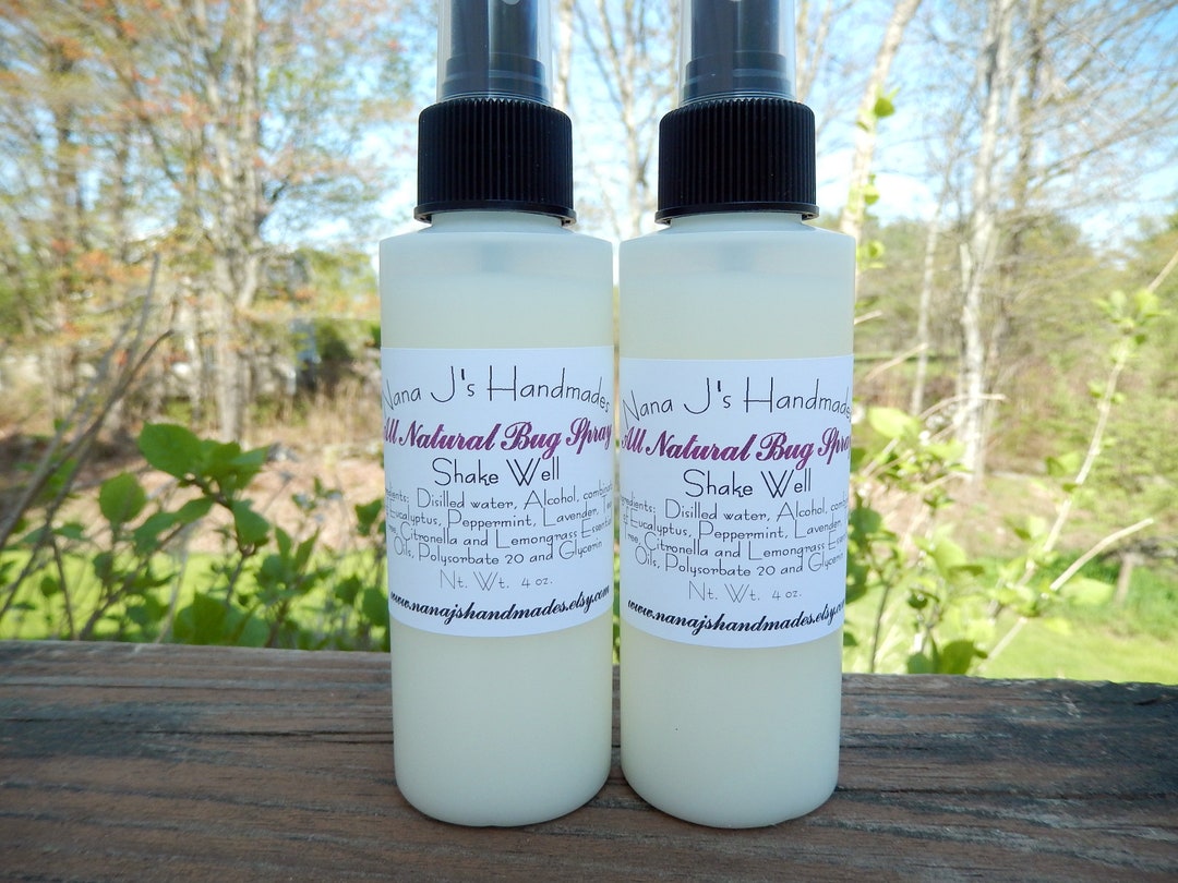 All Natural Bug Spray: Essential Oils, Deet Free, Child Safe - Etsy