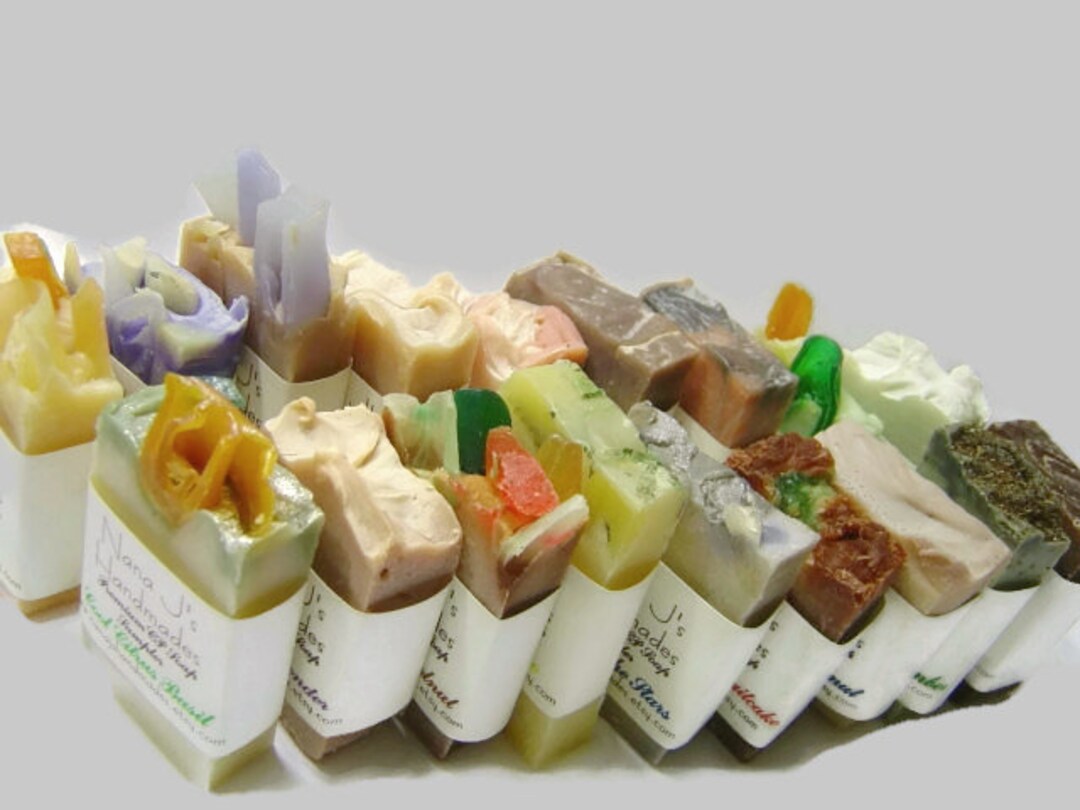 Handmade Cold Process Soap Sampler. U Choose 12 Guest Soap Samples. Ea ...