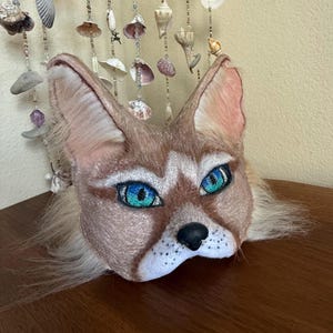 Therian Fennec Fox Mask – Handmade Animal Mask - Etsy