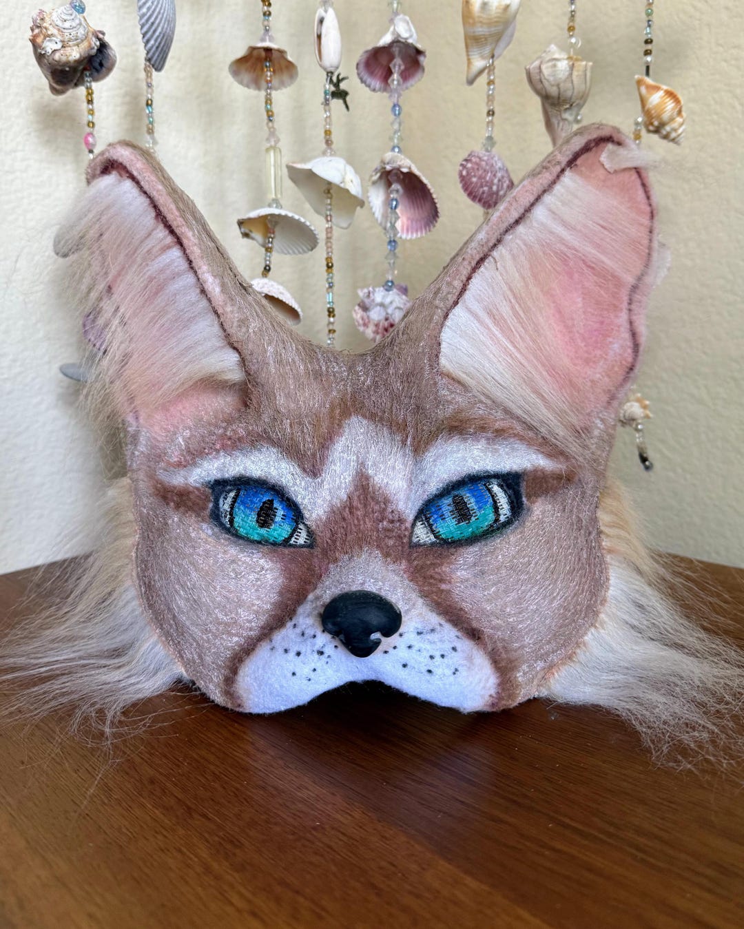 Therian Fennec Fox Mask – Handmade Animal Mask - Etsy
