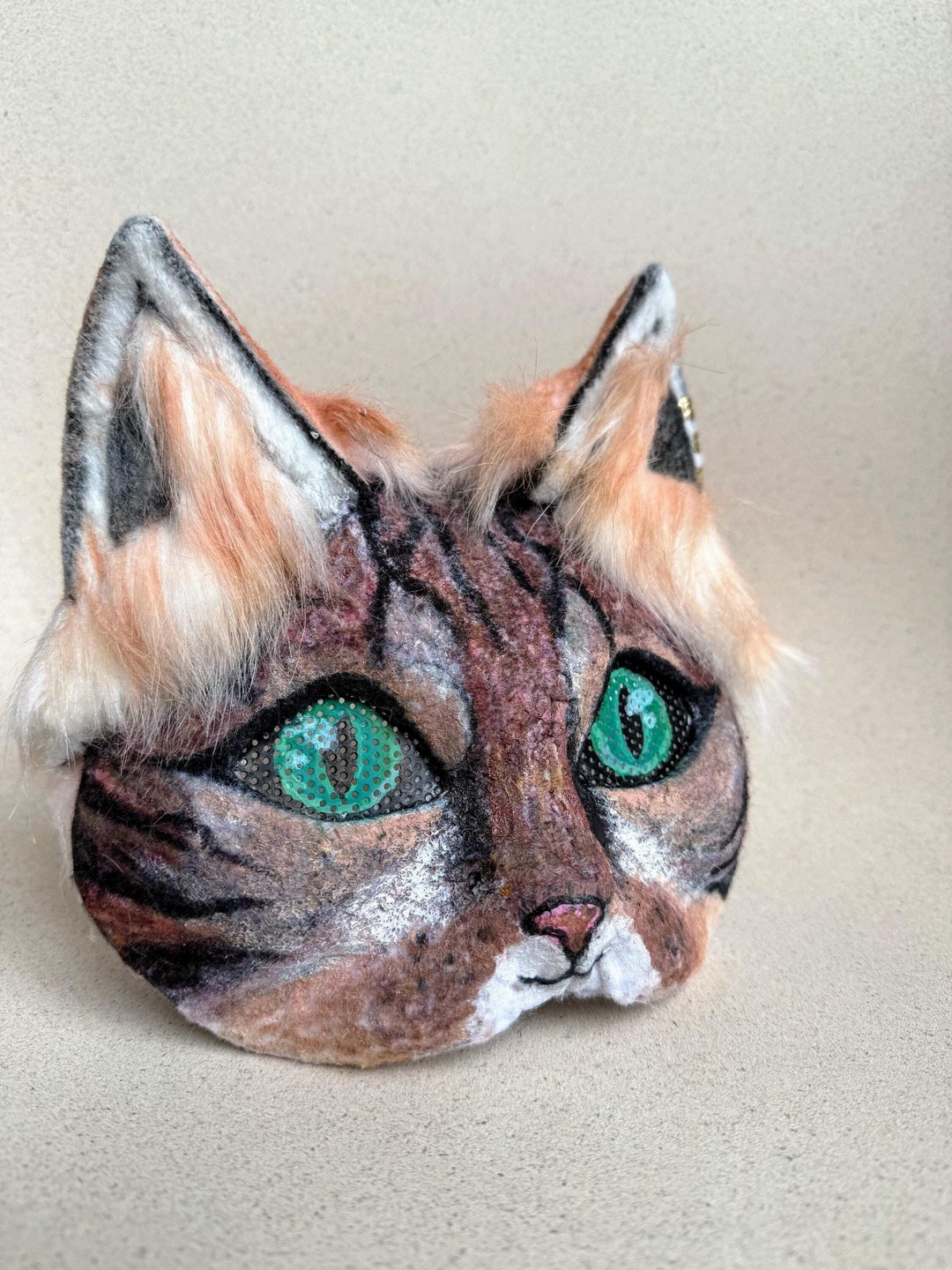Handmade Realistic Cat Mask - Etsy