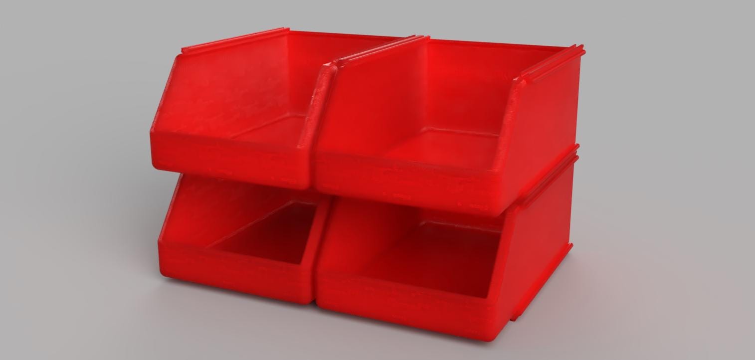 Stackable Tray Box With Dividers – STL File, 3 Units - Etsy