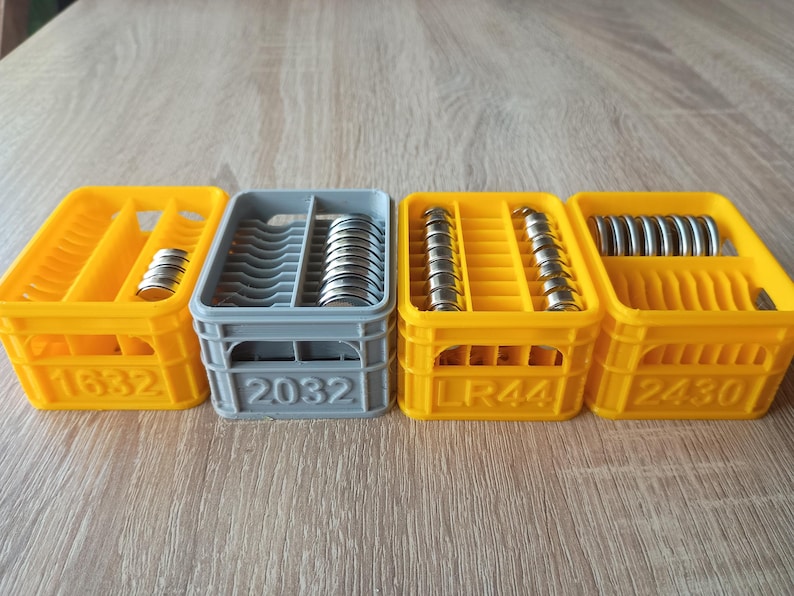 4 Types of Beer Crate Battery Storage STL FILE - Etsy