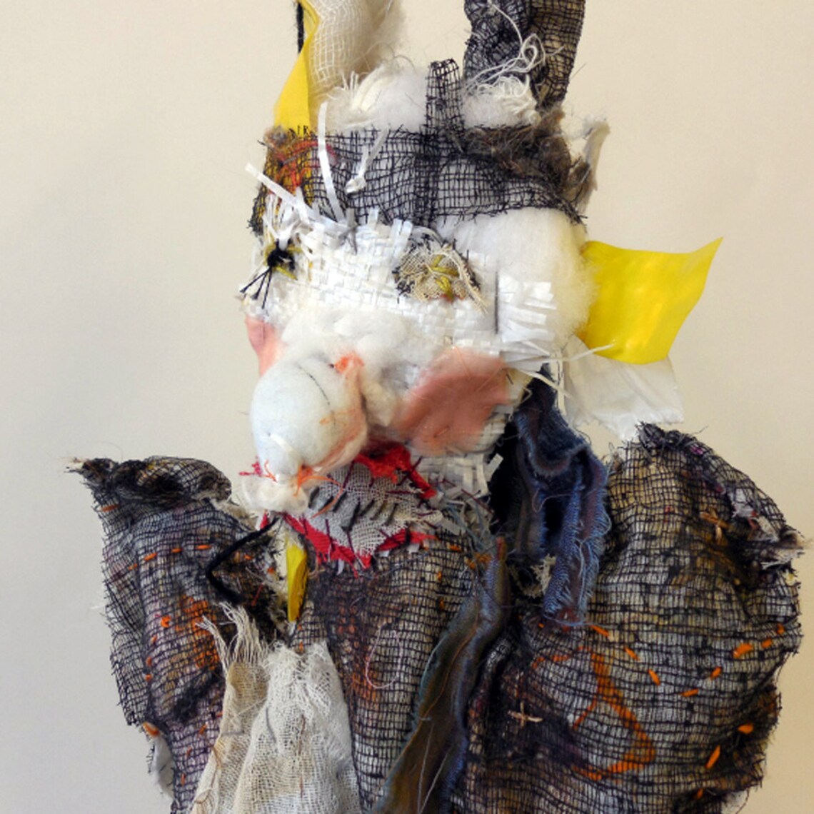 Masked Rabbit Puppet in Textiles - Etsy UK