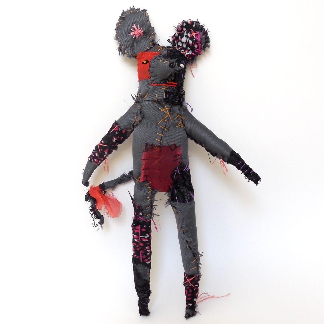 Rogue Mouse - Textile Rodent - Etsy