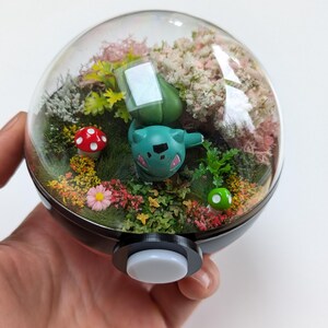 Bulbasaur Pokeball Handmade Pokemon Terrarium. Homemade, Diarama ...