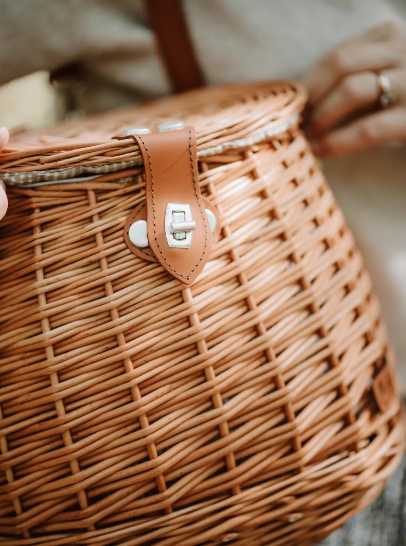 Wicker Backpack, Handmade Natural Basket, Wicker Bag, School ...