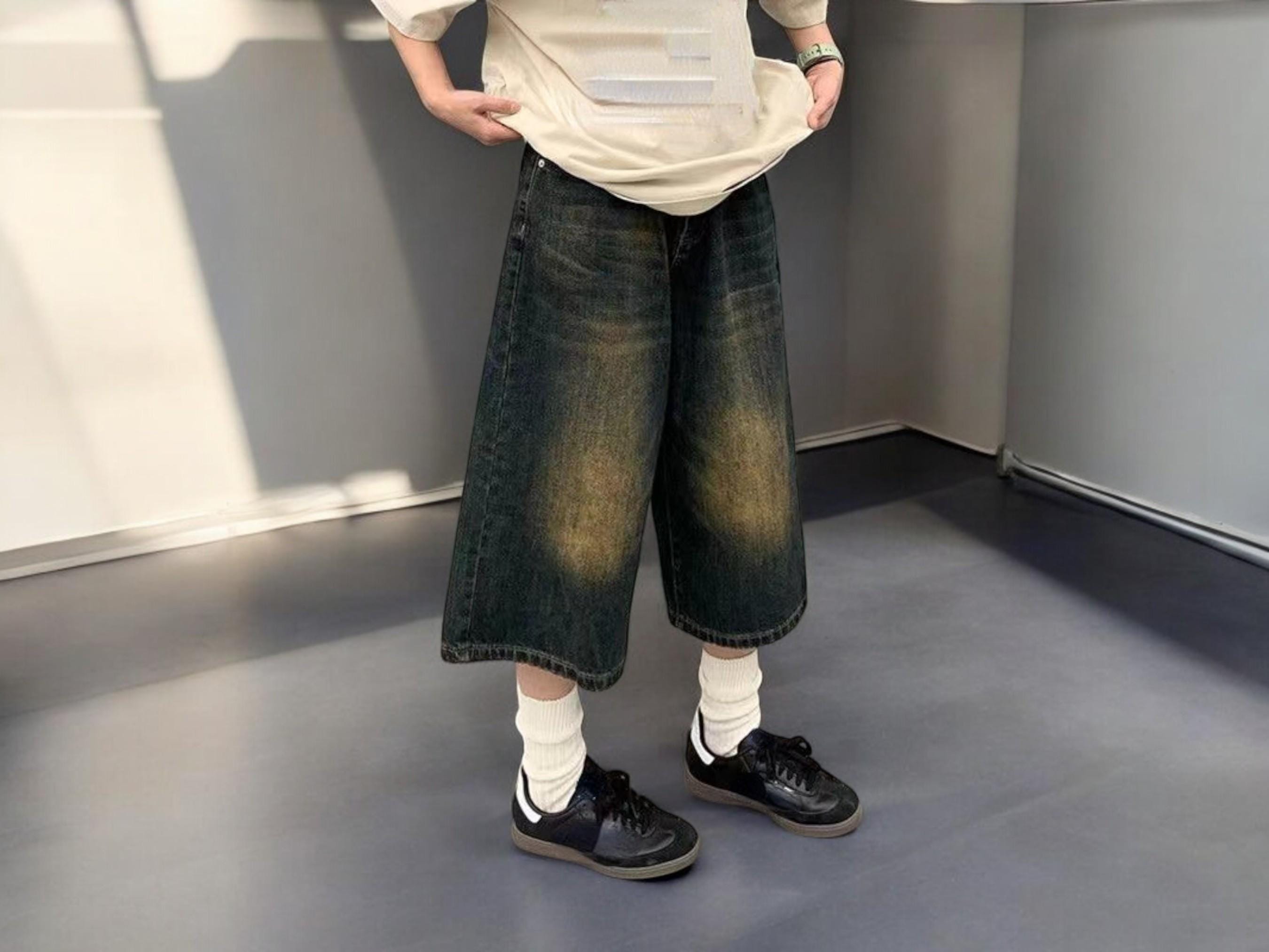 Denim Baggy Jorts Women Jeans Shorts Streetwear Oversized Clothes Wide ...