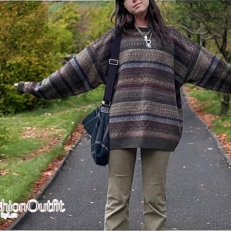 Grunge Sweater - Etsy