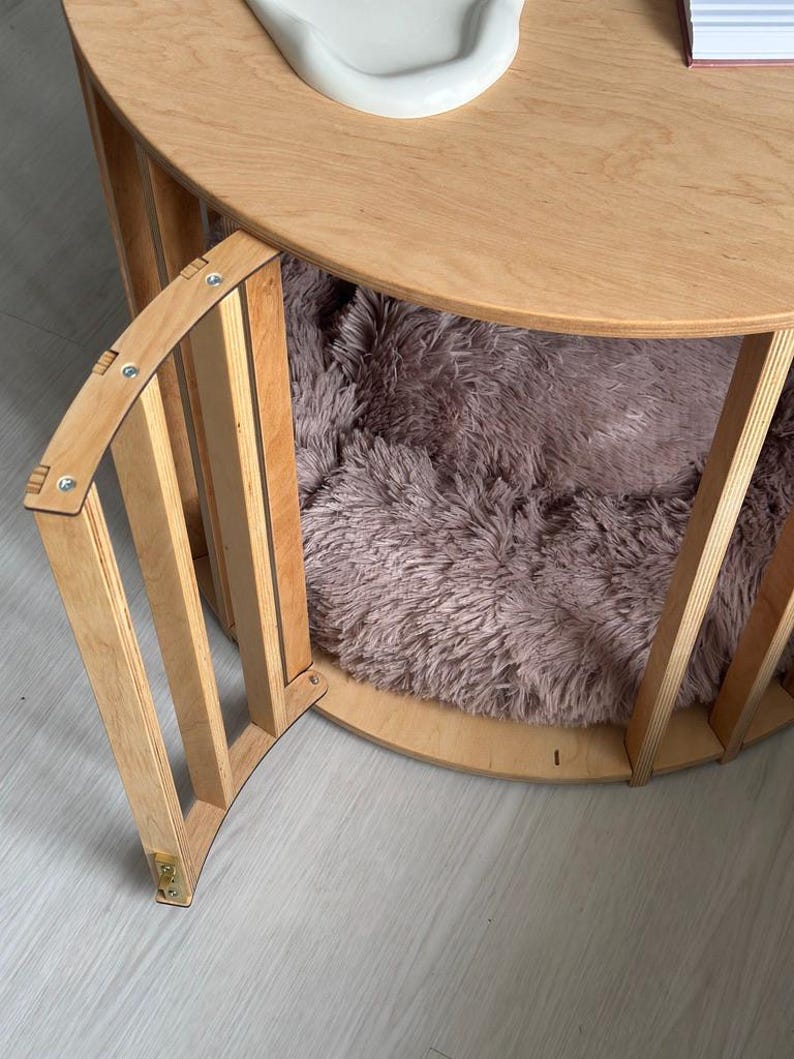 Modern Dog House Coffee Table: Minimalist Scandinavian Pet Furniture - Etsy