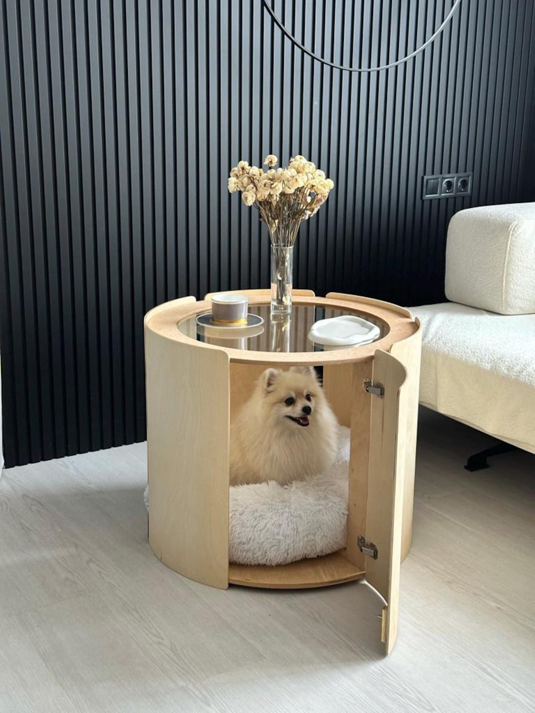 Arche Podium — Sculptural Dog House Coffee Table | Japandi Pet ...