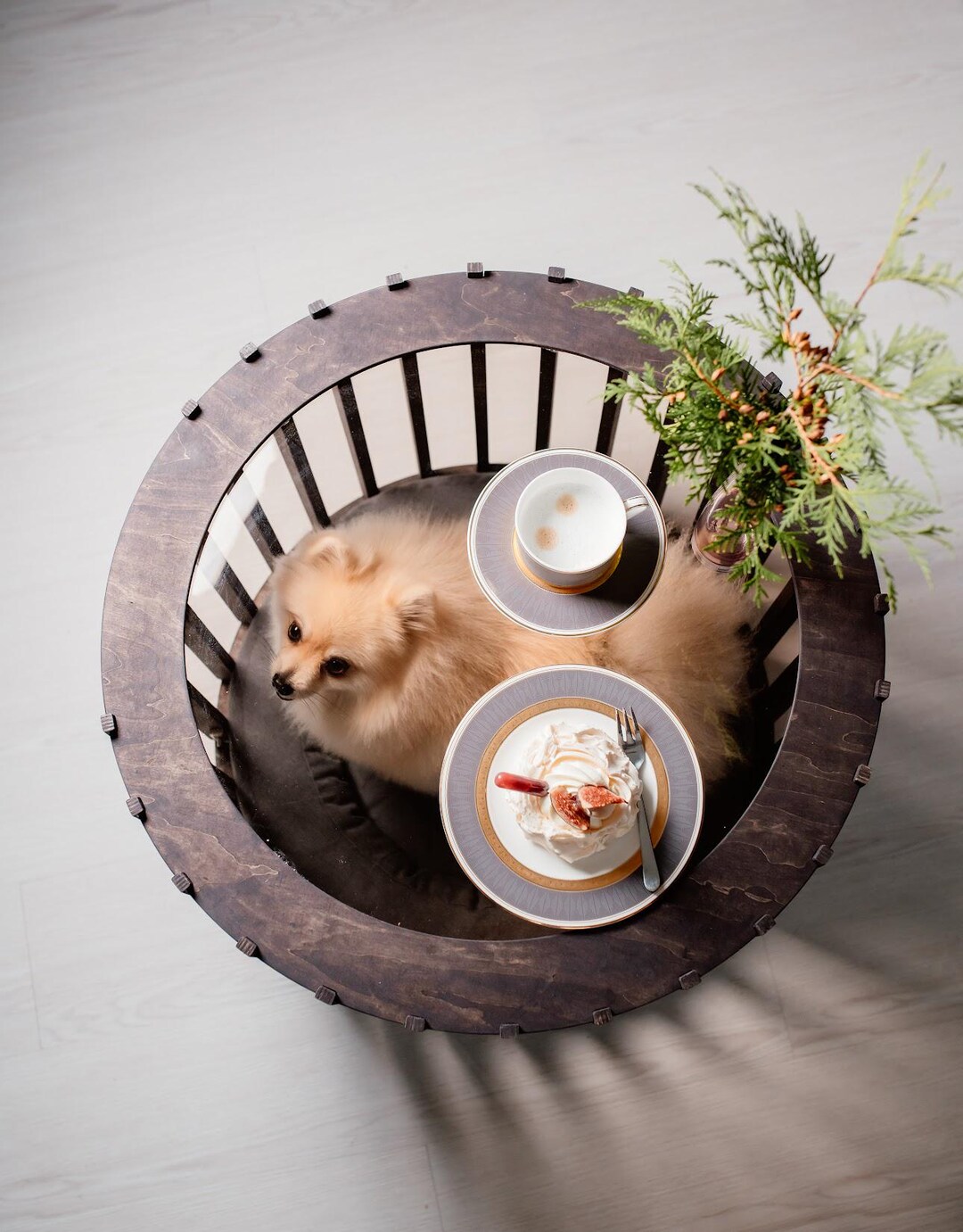 Dog House - Coffee Table Dark Modern Dog House Dog Bed Puppy Dog House ...