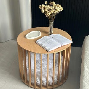 Modern Dog House Coffee Table: Minimalist Scandinavian Pet Furniture - Etsy
