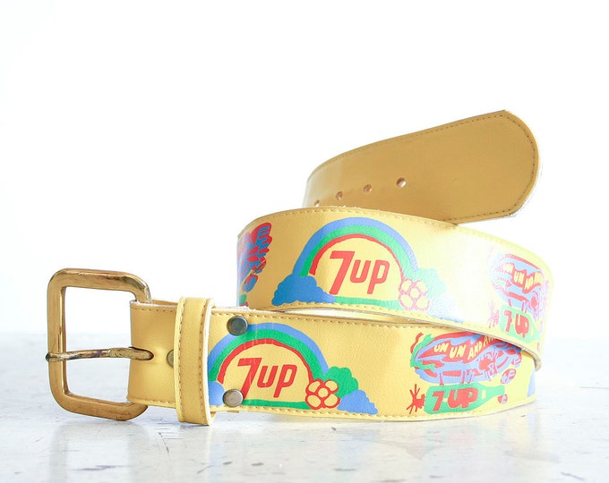 Vintage Peter Max 7up Belt / 1970's Pop Art / Hippie Art - Etsy