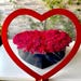 Luxury Heart-shaped Artificial Flower Box for Her– Artificial Roses ...