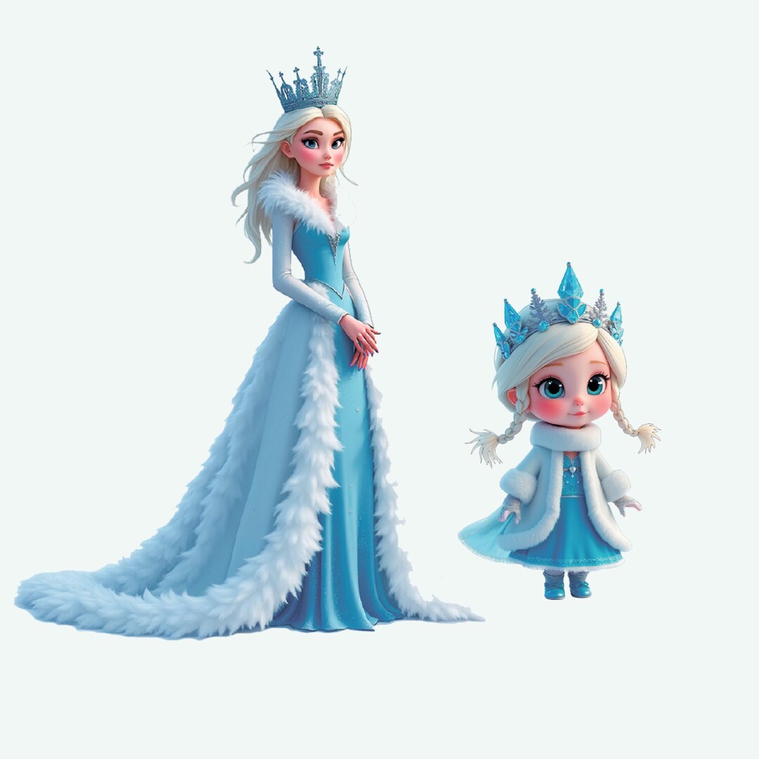 Clipart Snow Queen, Princess, Winter Beauty, Ideal for Gift, New Year's ...