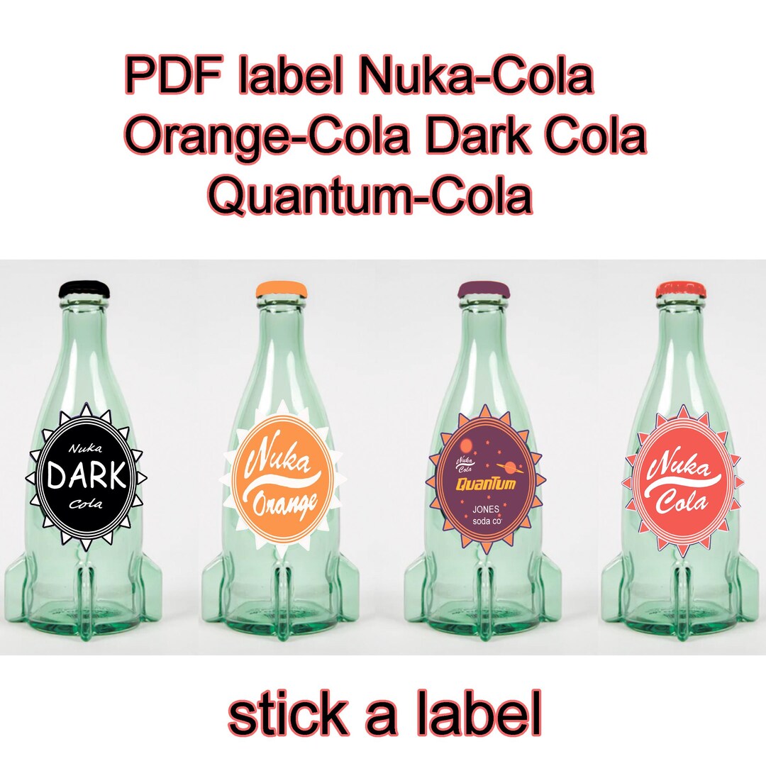 Fallout Inspired Cola Label Pdf for Fallout Fans. - Etsy