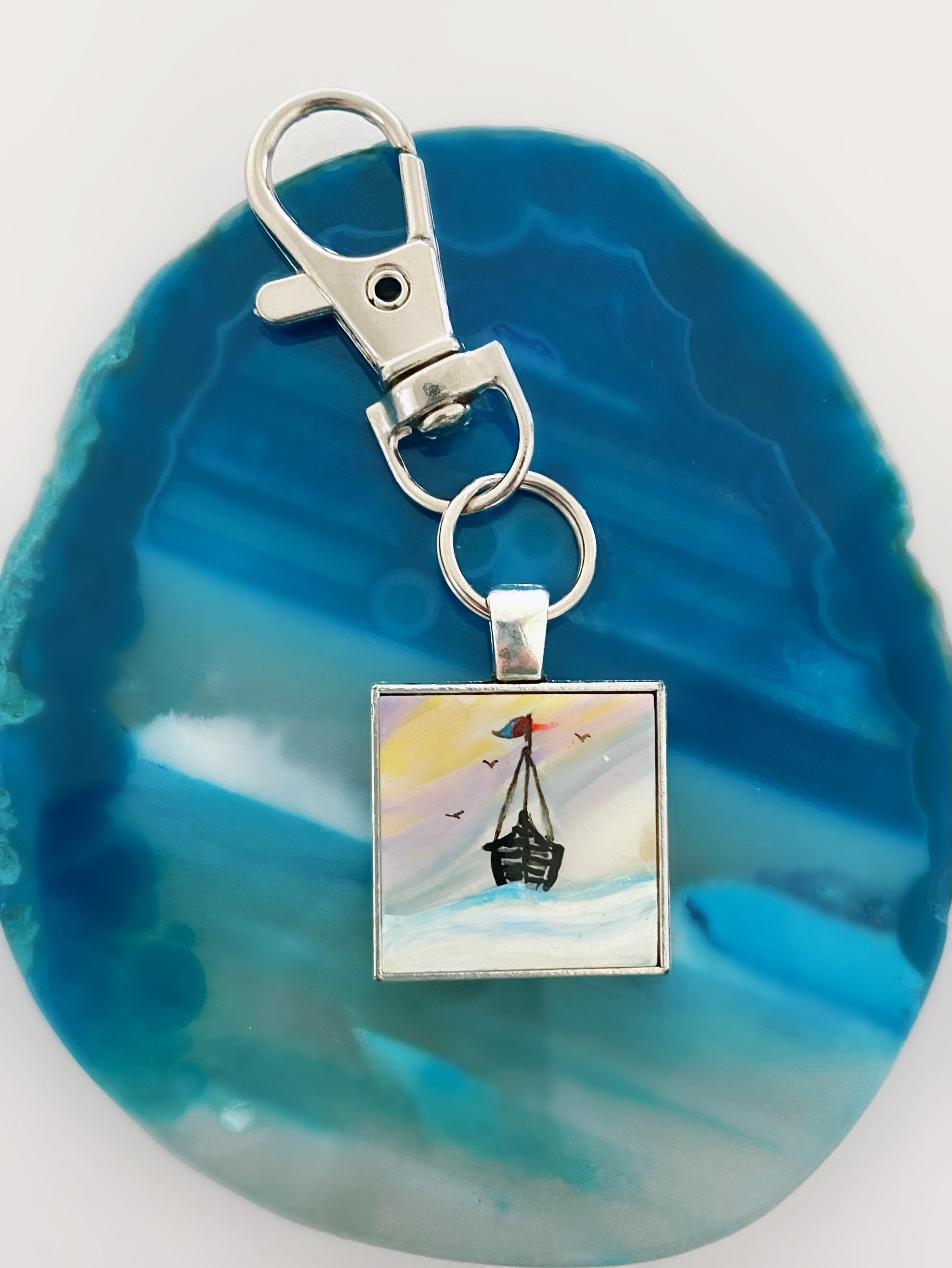 Hand Painted Keychains and Charms - Etsy